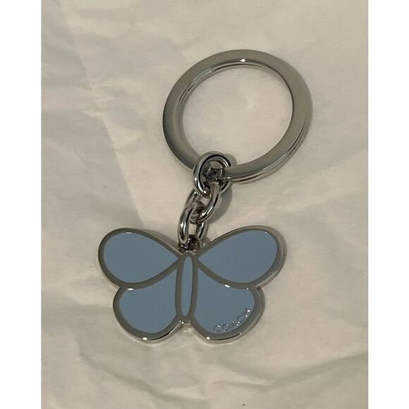 Coach | Accessories | Coach Key Chain Blue Butterfly Pursecharm | Poshmark